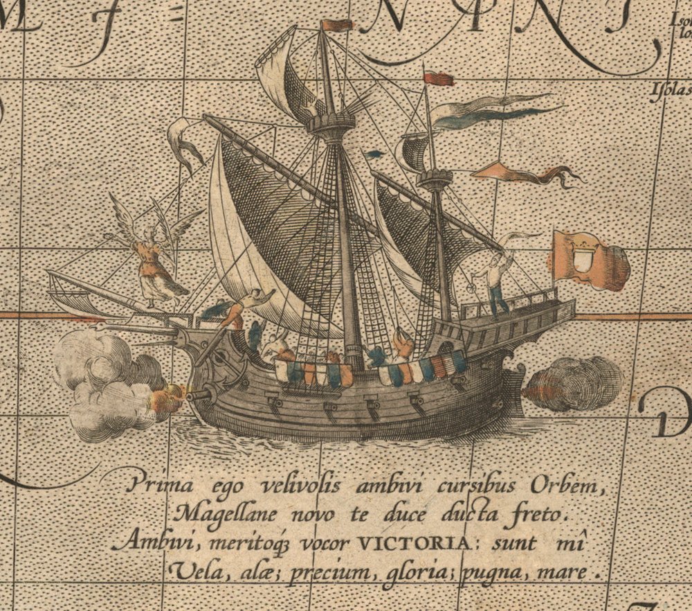 The Victoria, a Spanish Carrack, Ship of Ferdinand Magellan's Armada de ...