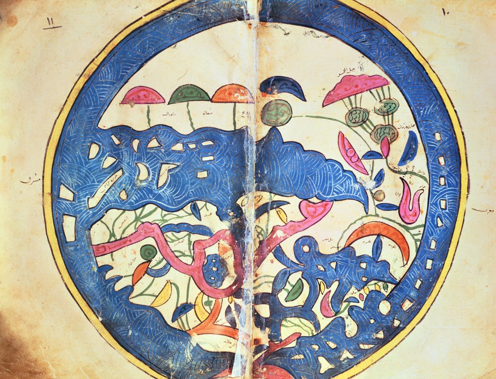 Map of Egypt by Abu Muhammad Al Idrisi or Edrisi