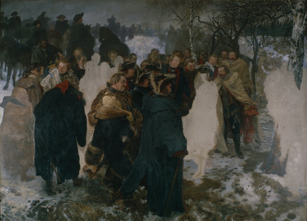 Speech before the Battle of Leuthen by Adolph Menzel