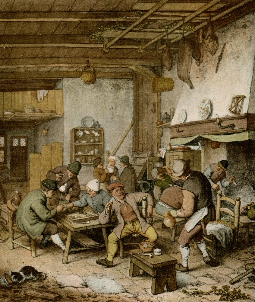 Dutch Peasant Tavern by Adriaen Jansz. van Ostade