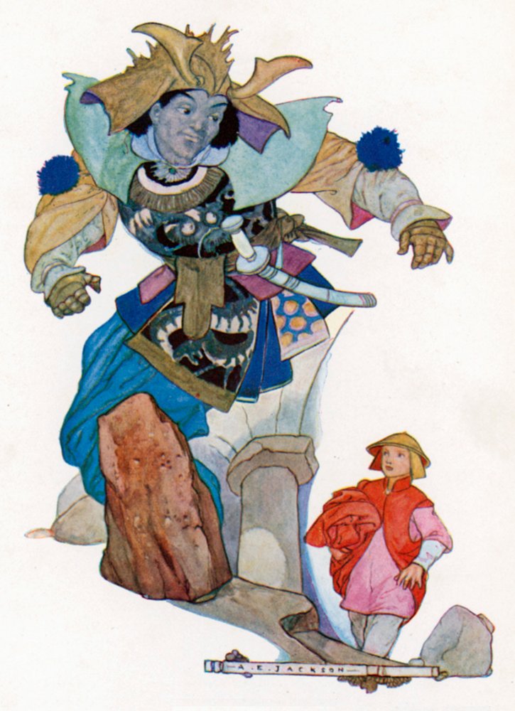 Aladdin Happened to Rub His Ring, and Instantly a Genie of Enormous Stature and a Most Horrid