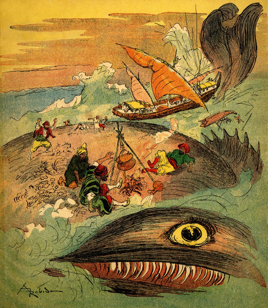 Sindbad the Sailor - Tale of the Thousand and One Nights - Sindbad and His Companions Have Failed