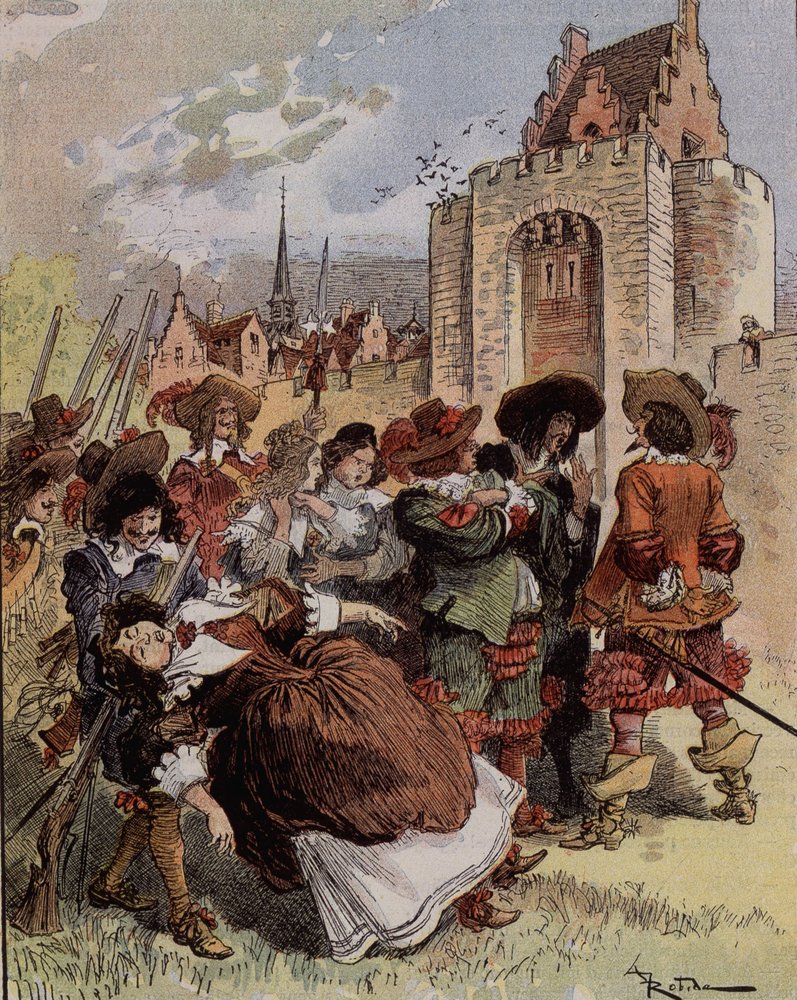 The shyness of Captain Bellormeau - 'Madame de Malicorne fell into the ...