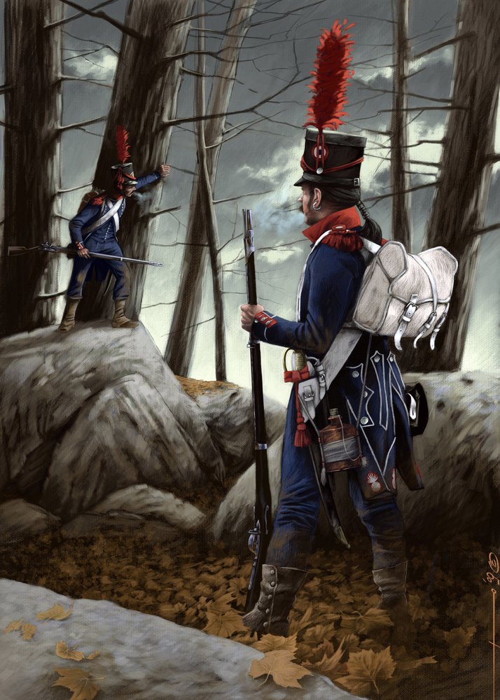 Light Infantry Rifle of the Great Armee by Alessandro Lonati