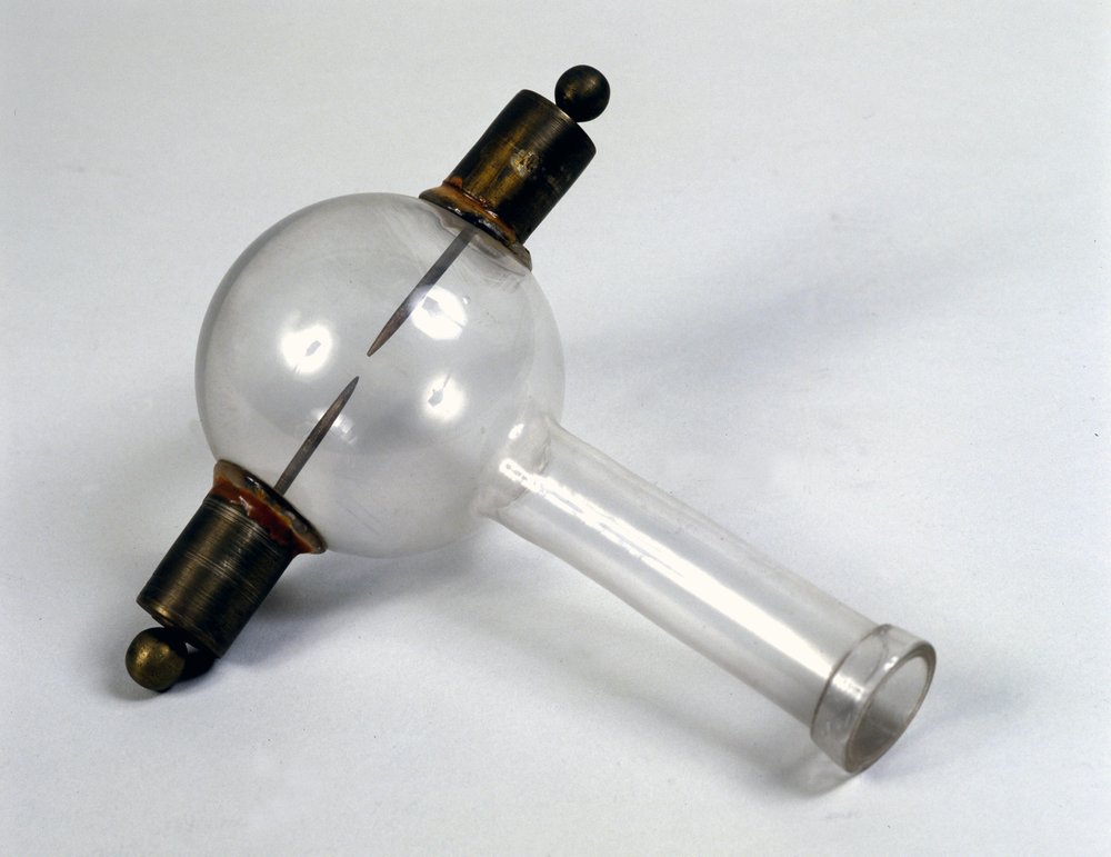 The electric gun of Alessandro Volta used to ignite methane