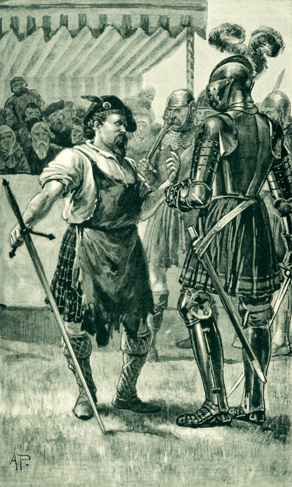 The Armourer Offers His Services in the Combat