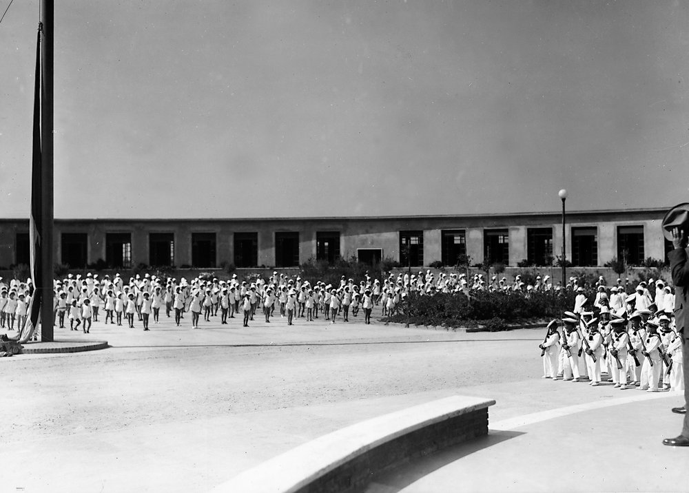 Villa Rosa Maltoni Mussolini: young students training