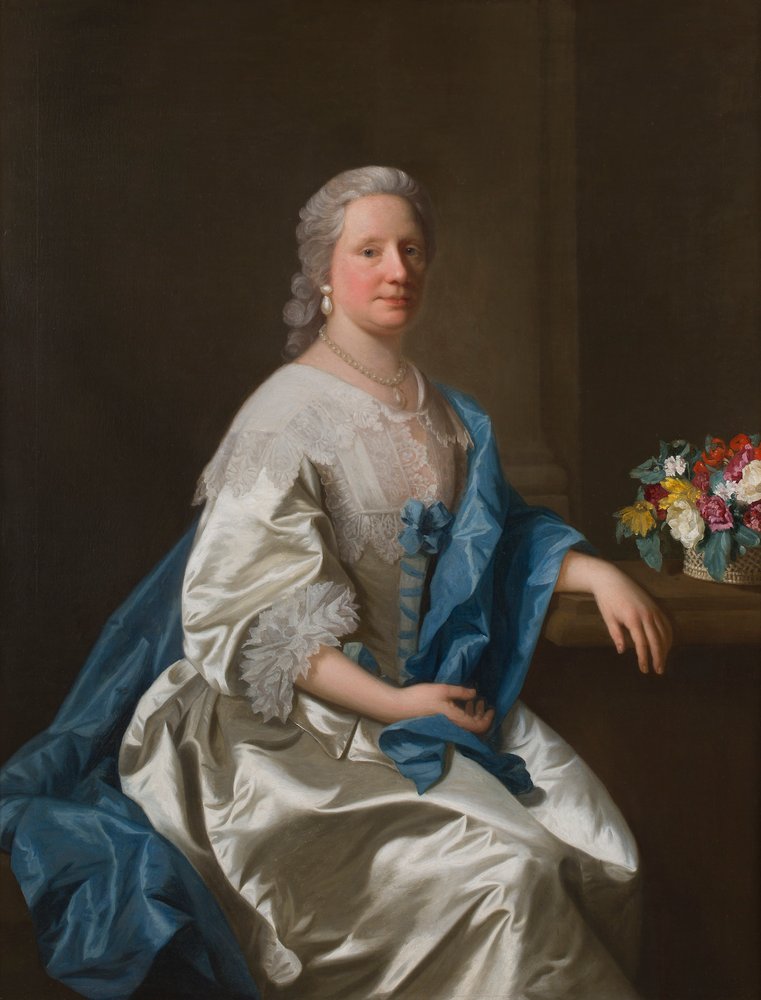 Portrait of Anne Leighton by Allan Ramsay: Fine art print