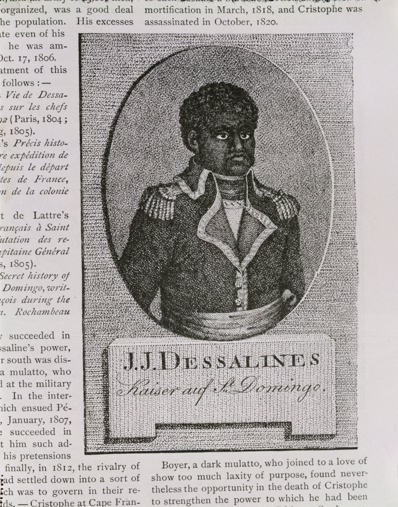 Portrait of Jean-Jacques Dessalines by American School