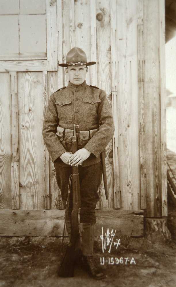 American infantryman of WWI by American Photographer