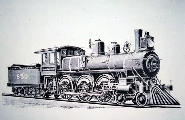 4-6-0 Standard ten wheeler train by American School
