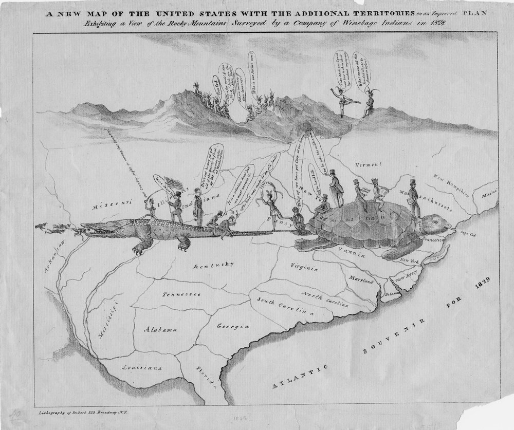 A new map of the United States with the additional territories on an ...