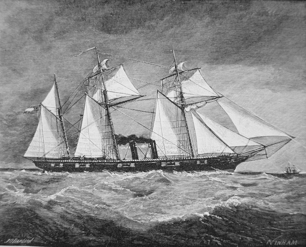 The CSS Florida by American School: Buy fine art print