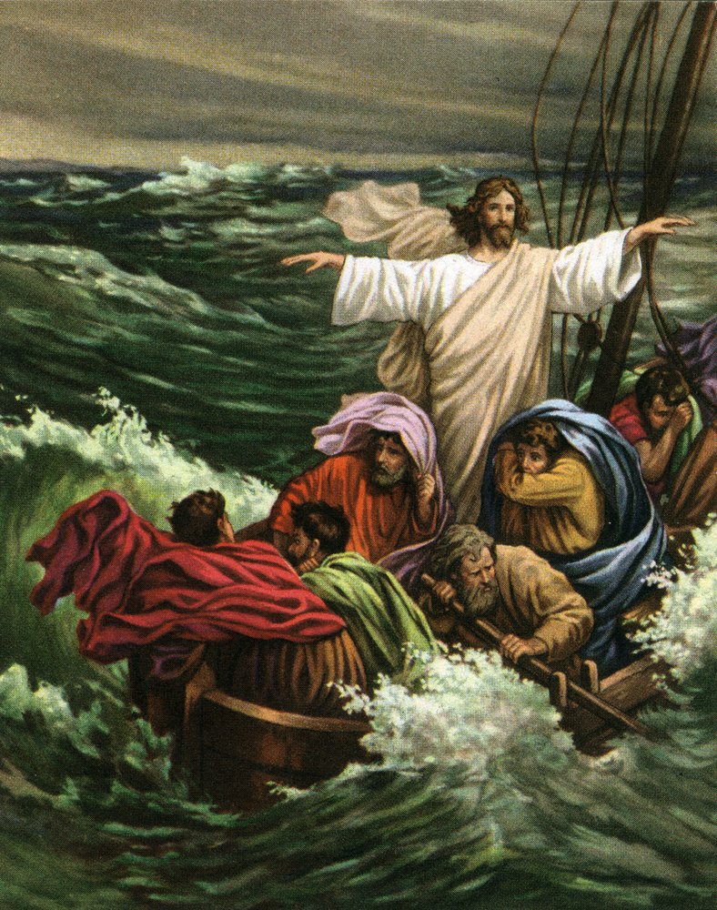 The Miracle of Christ Calming the Storm on the Sea of Galilee