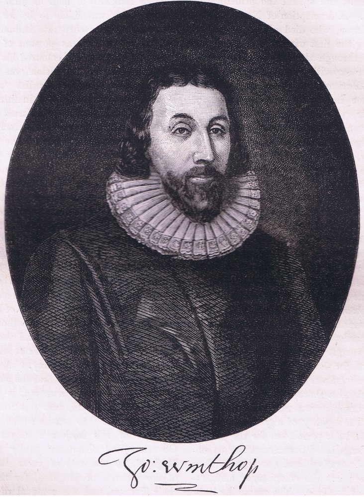 Winthrop, illustration from Cassell's History of the United States