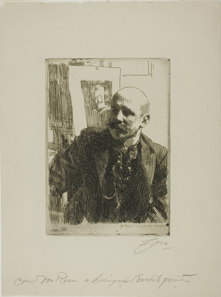 Georg von Rosen by Anders Leonard Zorn: Buy fine art print