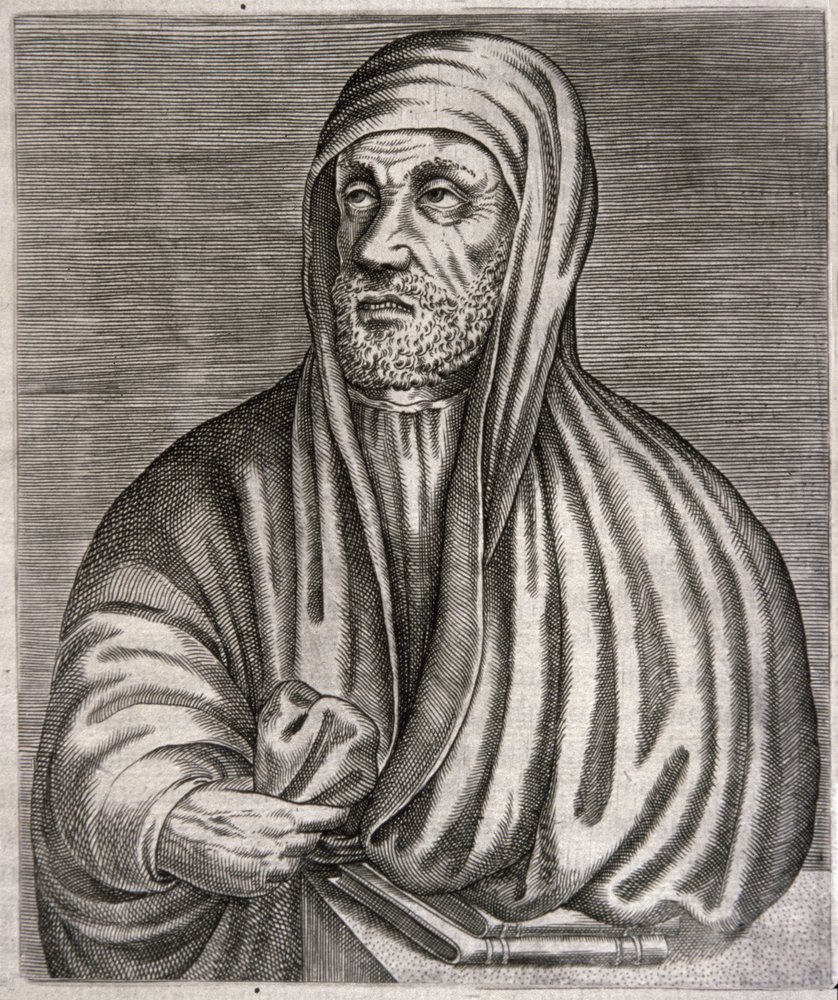 Portrait of Abu Ali al-Husain ibn Abdallah ibn Sina called Avicenna