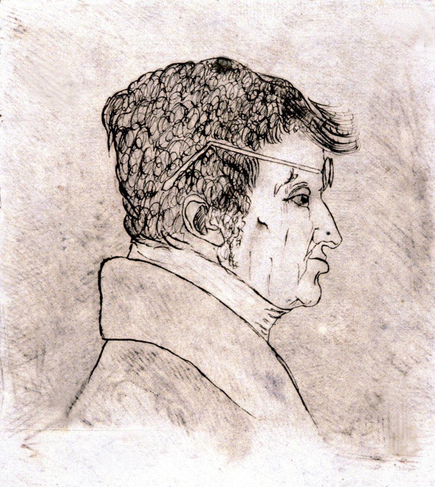 Andre Marie Ampere, Self-Portrait c. 1805-1810