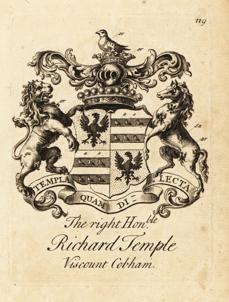Coat of Arms of Richard Temple by Andrew Johnston