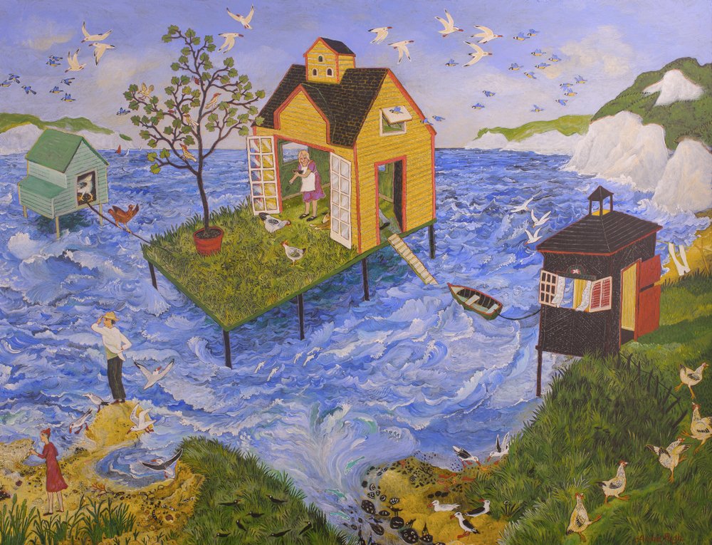 Bluebirds Over by Anna Pugh: High-quality fine art print