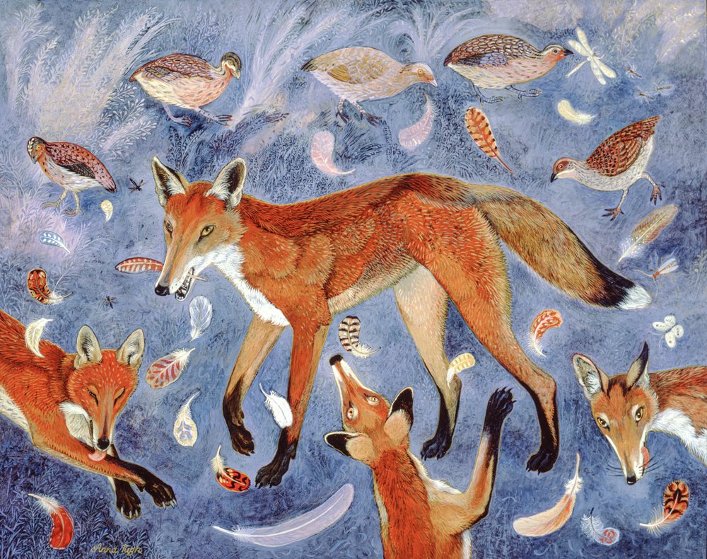 Finishing the Feathers by Anna Pugh: Buy fine art print