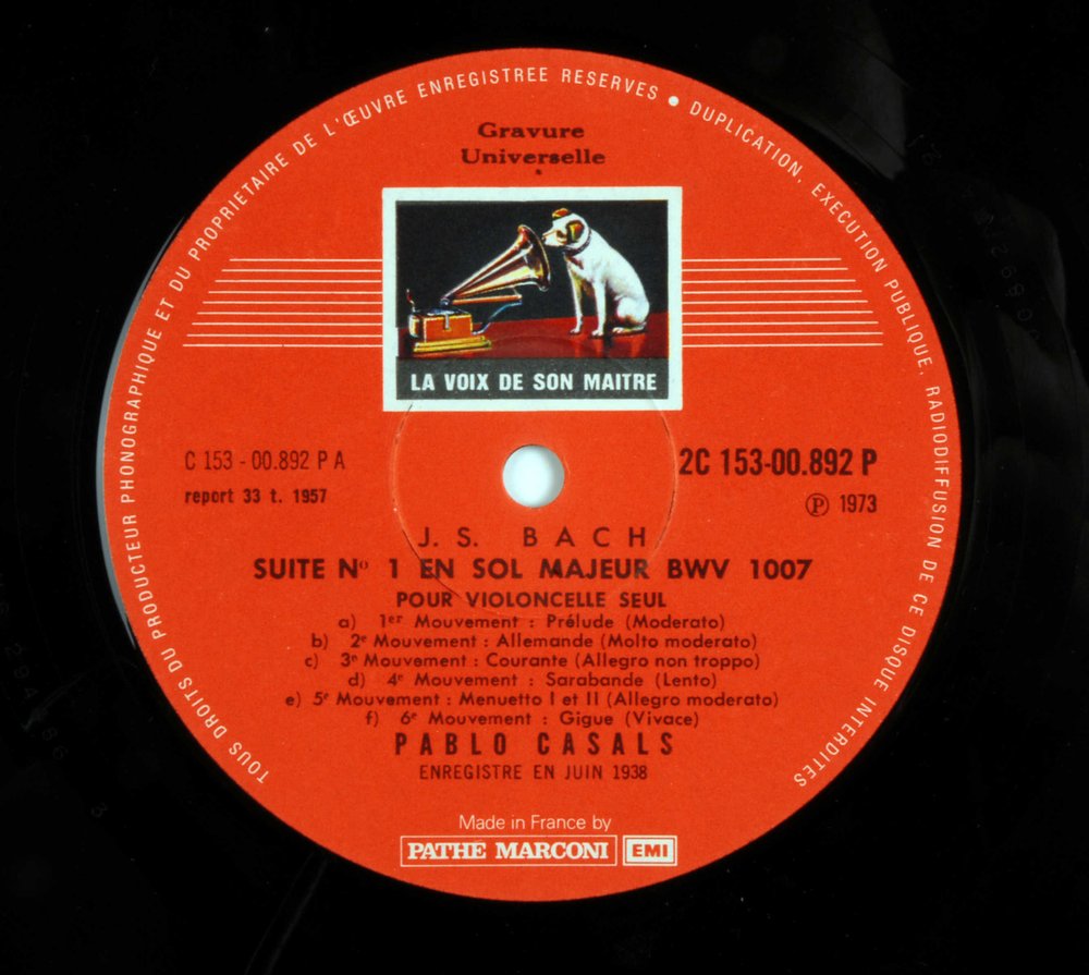 Label of the Record 33 Turn (Vinyl Record) of the Brand 'EMI the Voice ...