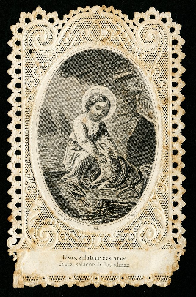 Pious image: Jesus, zealous for the salvation of souls