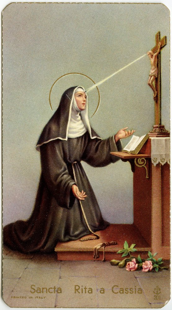 Rita of Cascia During Her Partial Stigmata