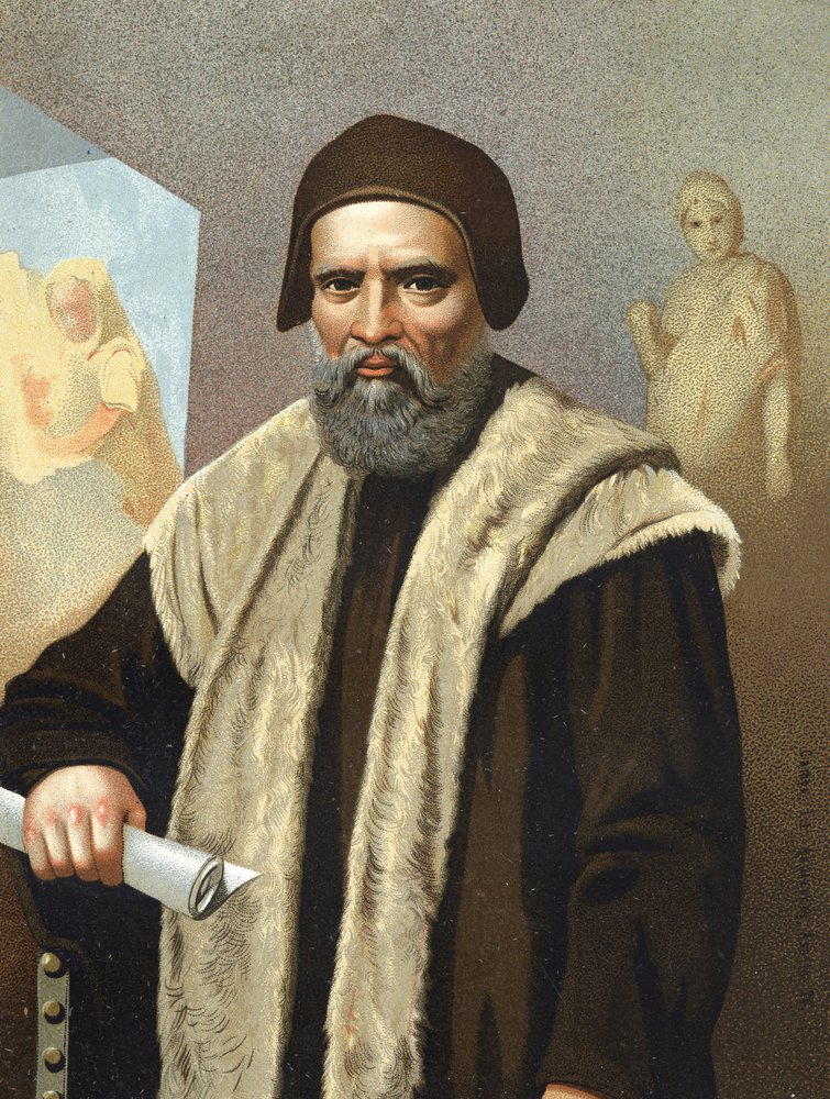 Portrait of Michelangelo Buonarroti known as Michelangelo