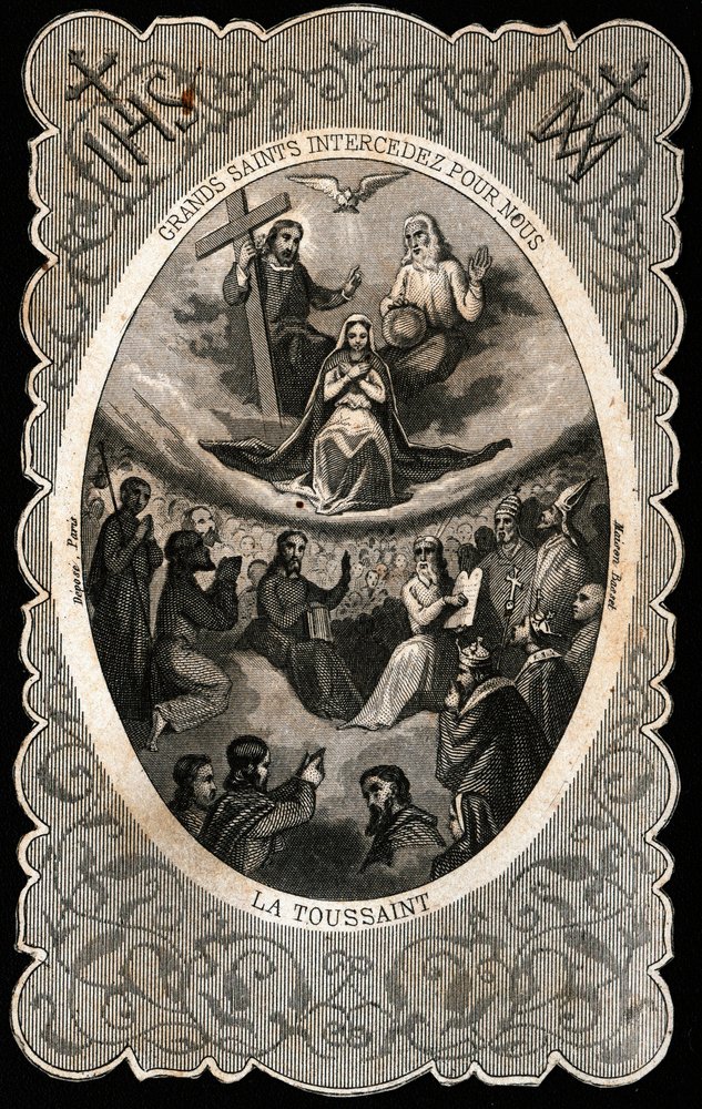 The Virgin Mary with the Holy Trinity by Anonymous Anonymous