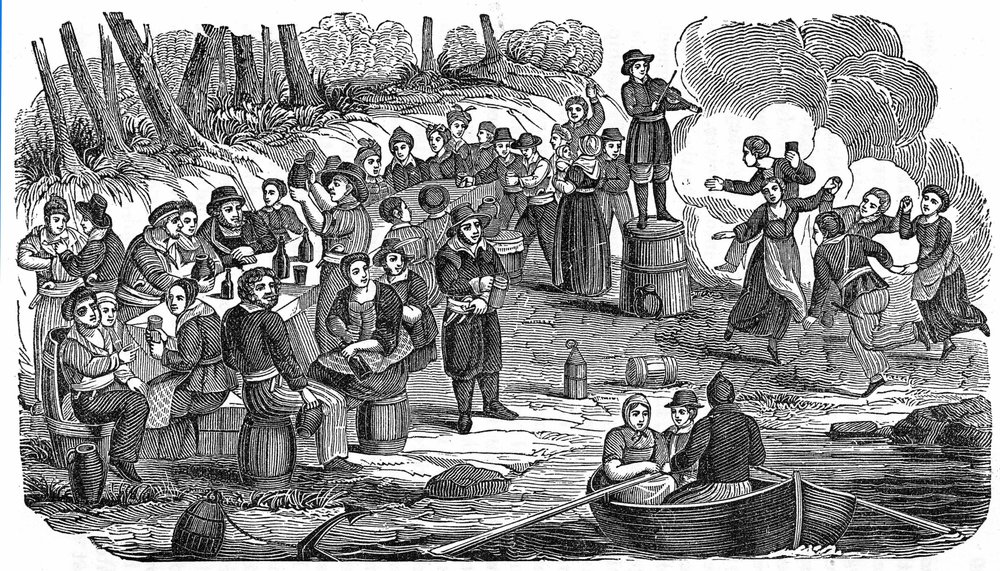 The Pirate Feast: the crew of Edward Teach, known as Blackbeard