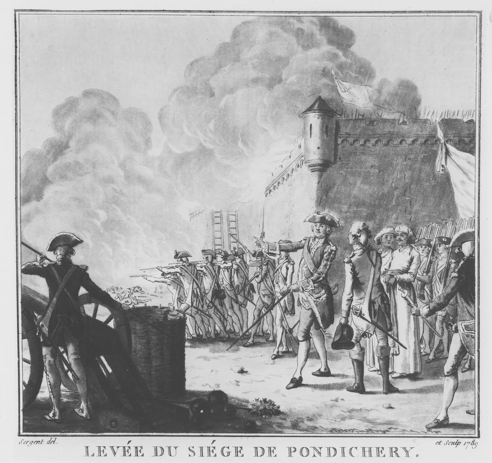 The Raising of the Siege of Pondicherry, 1789