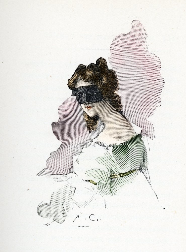 Portrait of a Mysterious Mistress of Napoleon I, Nicknamed the Lady of ...