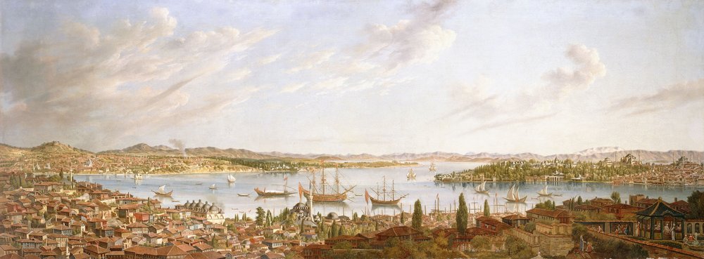 A View of Constantinople Overlooking the Bosphorus