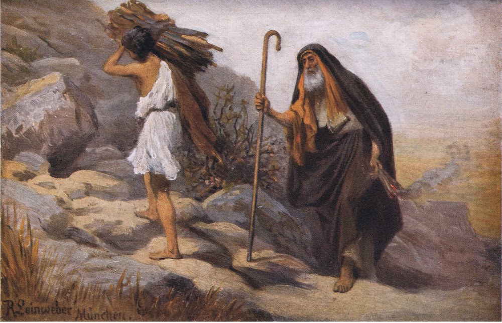 The Sacrifice of Isaac, from Hulbert's Story of the Bible