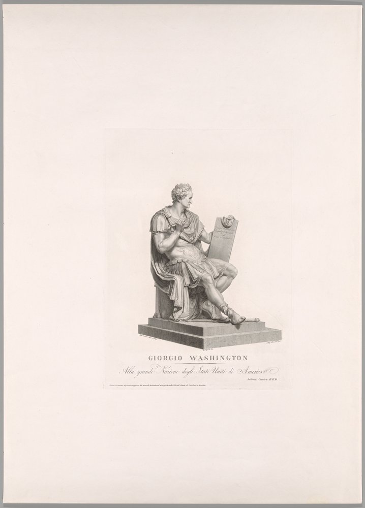 George Washington, Front View, from Oeuvre de Canova