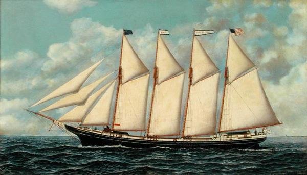 The Schooner Dorothy Belle by Antonio Jacobsen