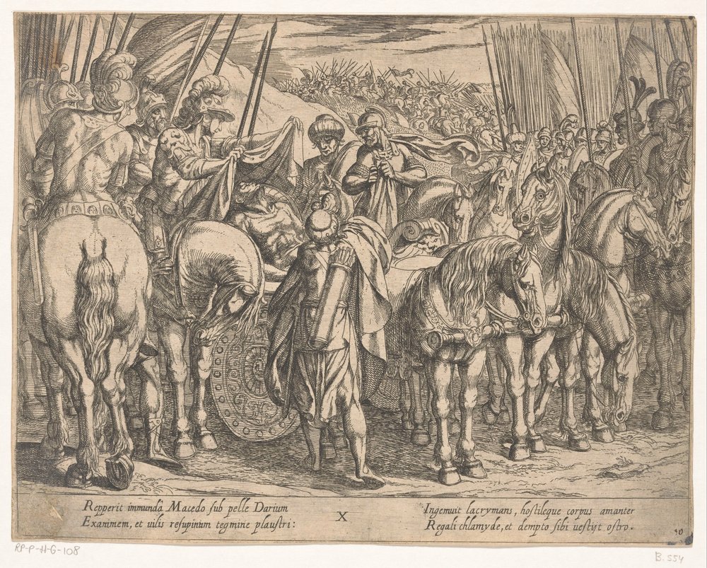 Alexander the Great Finds the Body of Darius (The Deeds of Alexander ...