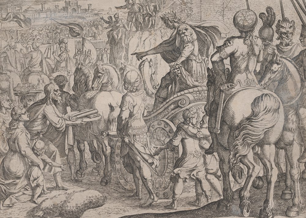 Plate 9: Alexander's Triumphal Entry into Babylon, from The Deeds of ...