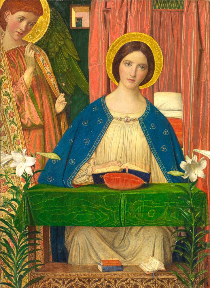 The Annunciation by Arthur Joseph Gaskin: Fine art print