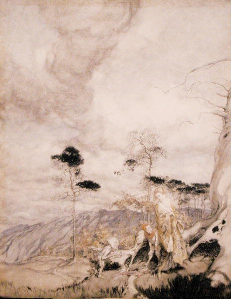 Fairy Egg Vendors by Arthur Rackham: Buy fine art print