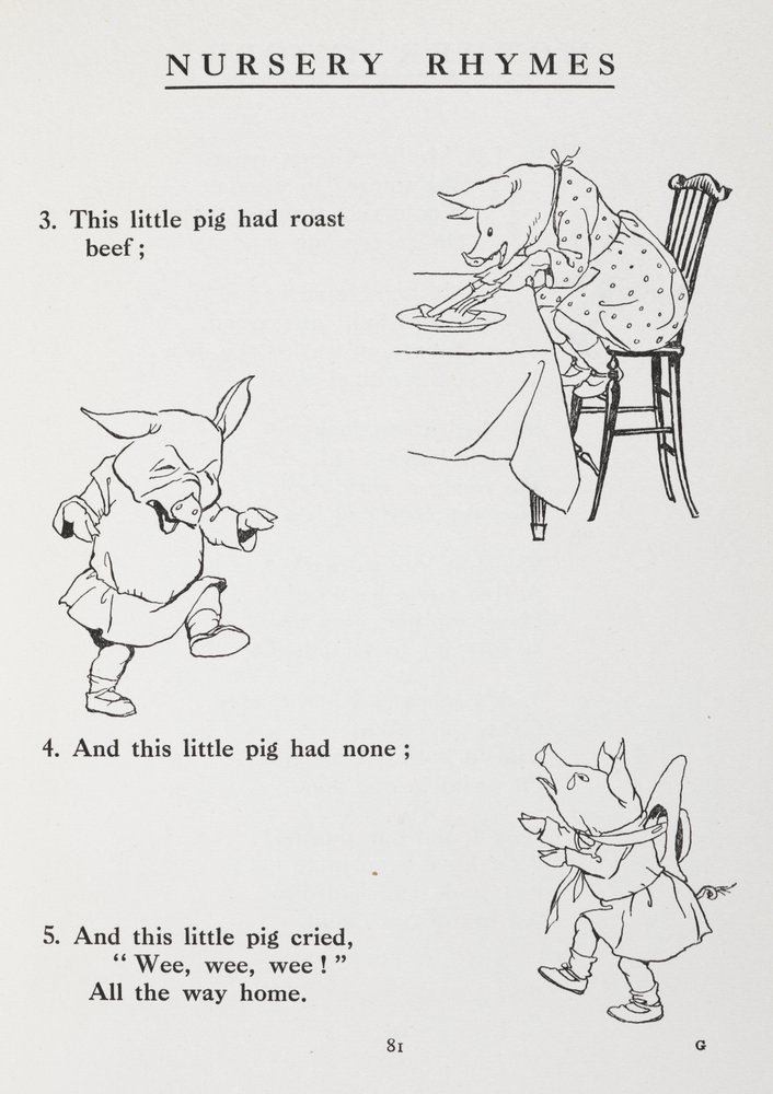 This little pig went to market - nursery rhyme
