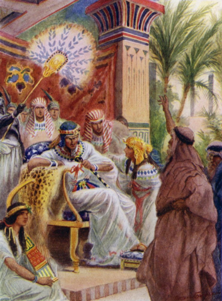 Moses and Aaron before Pharaoh by Arthur Twidle