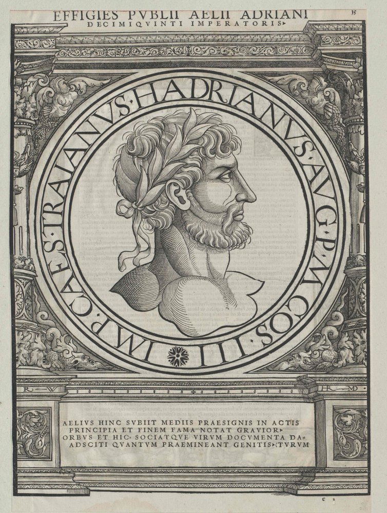 Roman Emperor Hadrian by Artist Unknown: Buy fine art prints