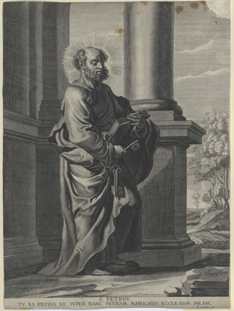 Saint Apostle Peter by Artist Unknown: Buy fine art print