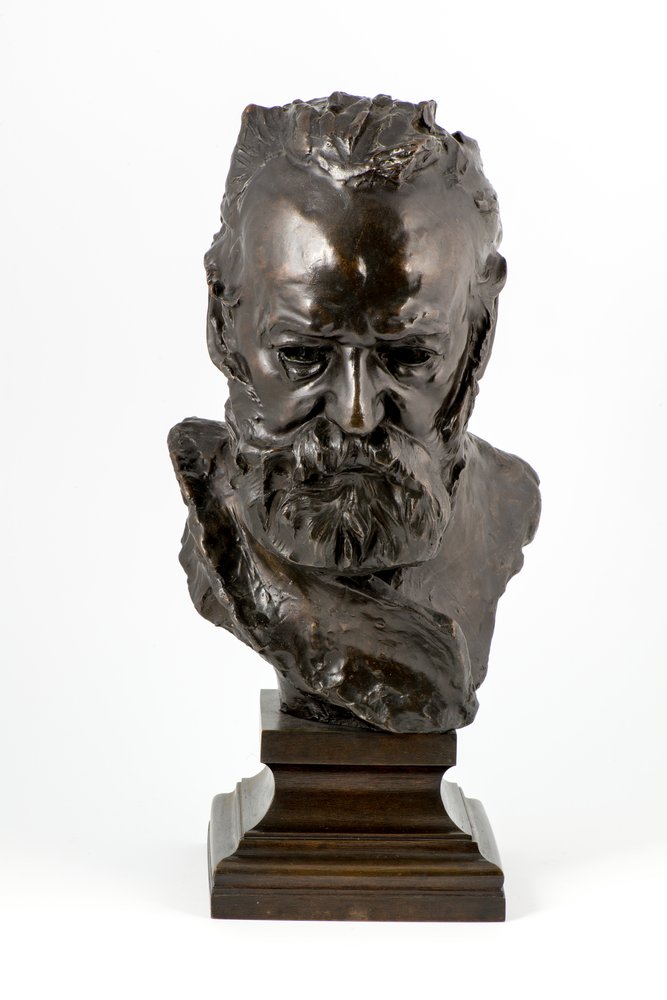 Victor Hugo (bronze cast after the 1886 original)