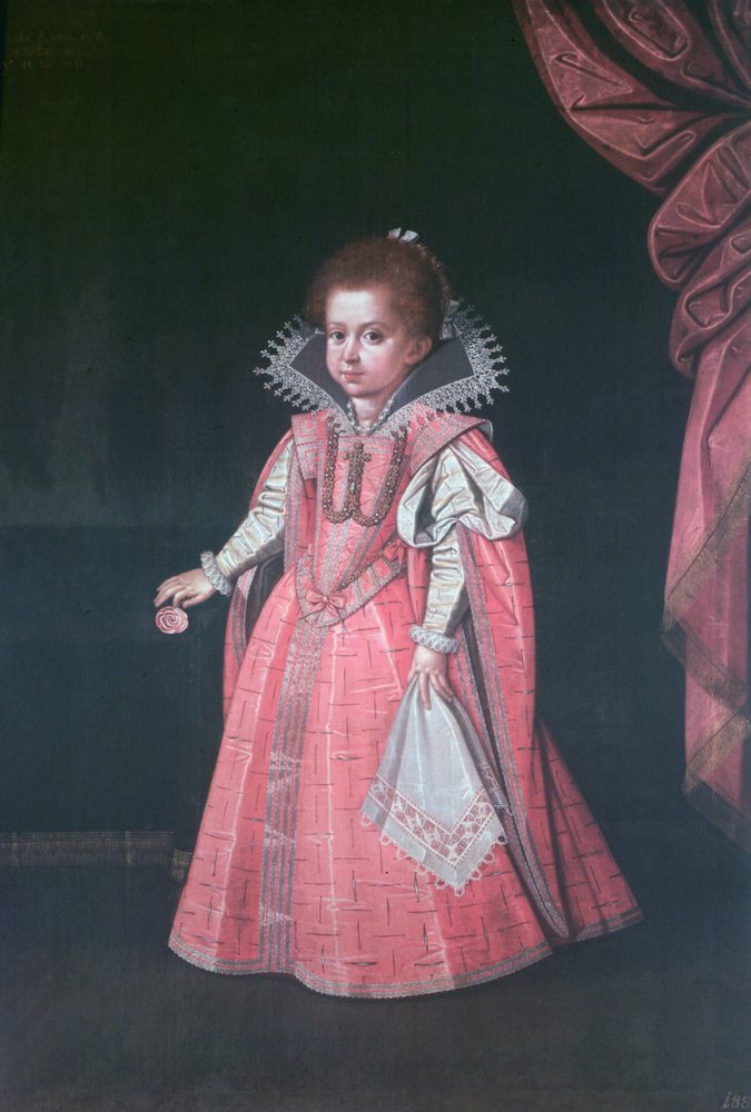 Archduchess Maria Anna (1610-65) as a Child, Daughter of Holy Roman ...