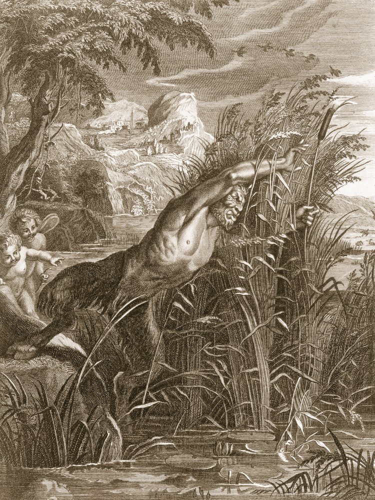 Pan Pursues Syrinx: She is Transformed into a Reed, 1731
