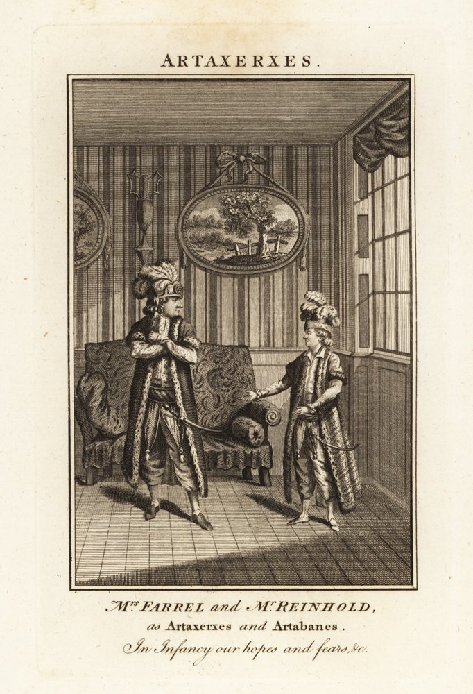 Margaret Farrel and Charles Frederick Reinhold in Persian costume as ...