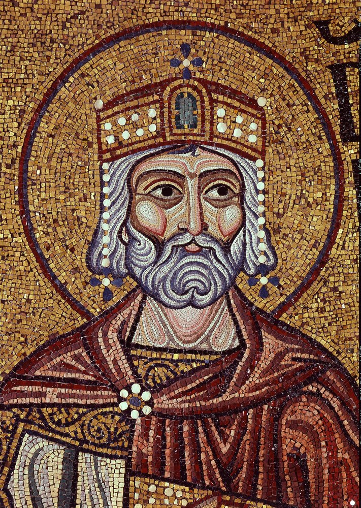 King David (10th Century BC) (detail) by Byzantine School
